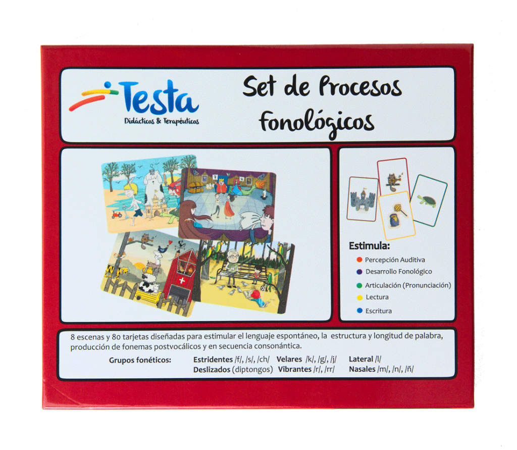 Set de procesos fonológicos - Testa Didácticos y Terapéuticos